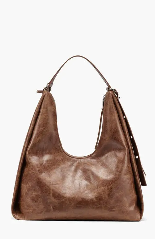 Dkny Elicia Large Hobo Bag - Walnut