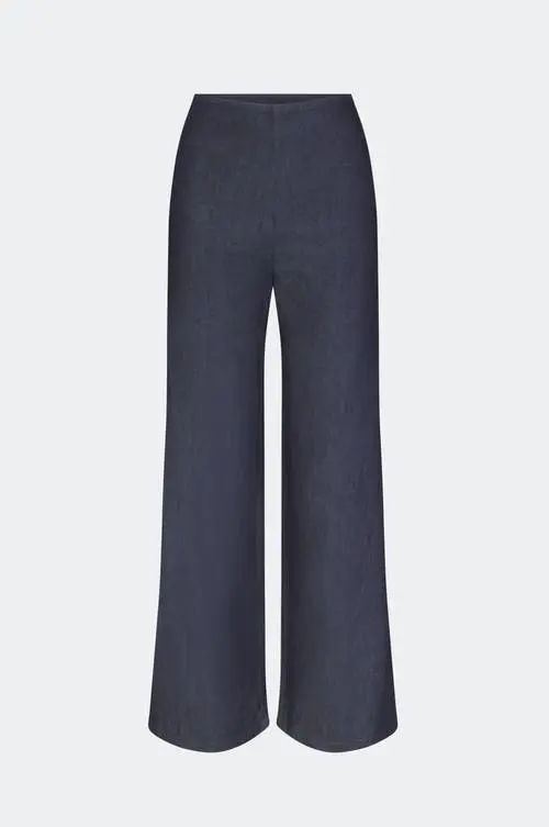 SIMONMILLER Pia Poplin Side Zip Pant - Indigo