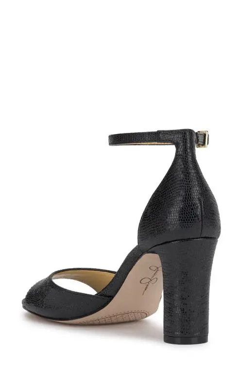 Jessica Simpson Luxcilla Block Heel Sandal - Black