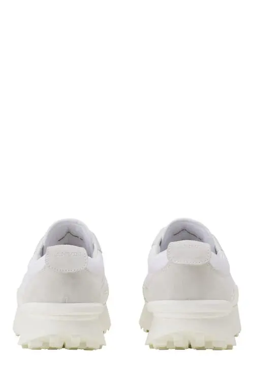 LANVIN Bumpr Nylon Sneakers With Jl Logo Detailing - White