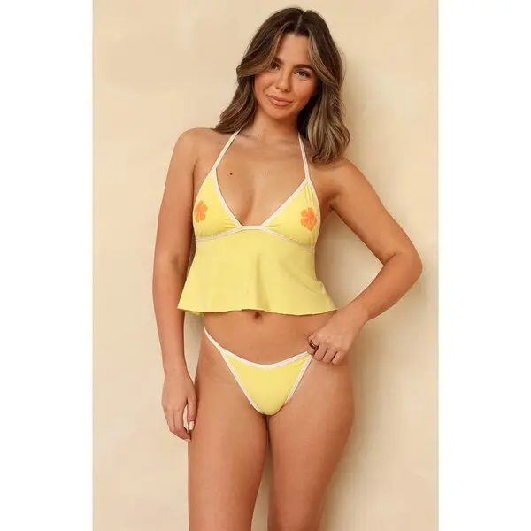 DIPPIN DAISY'S Aqua Tankini Top - Banana Bay