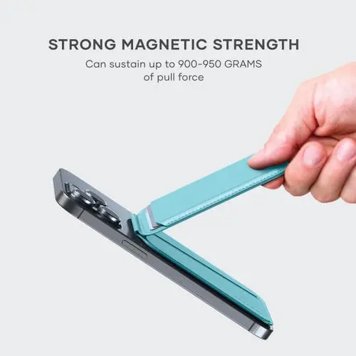 SATECHI Vegan Leather Magnetic Wallet Stand