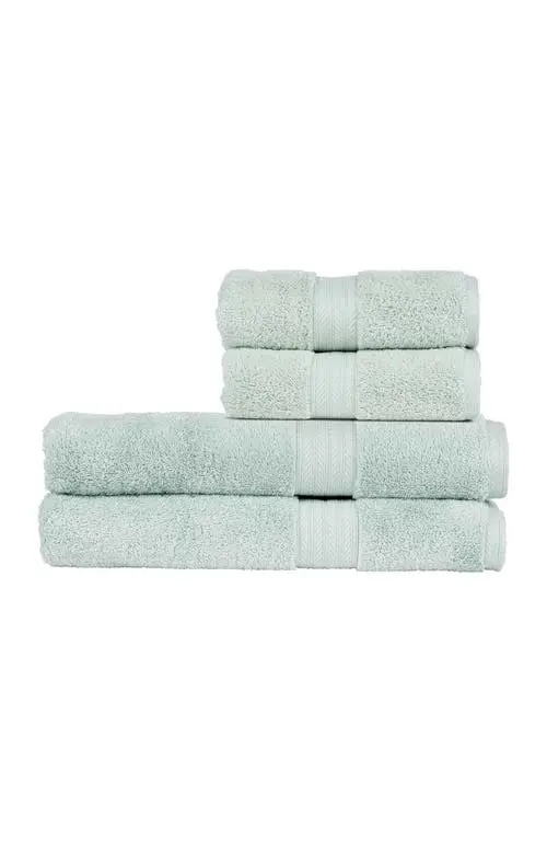 CHRISTY Renaissance Classic 100% Egyptian Cotton 4 Piece Bath Sheet Set - Eggshell