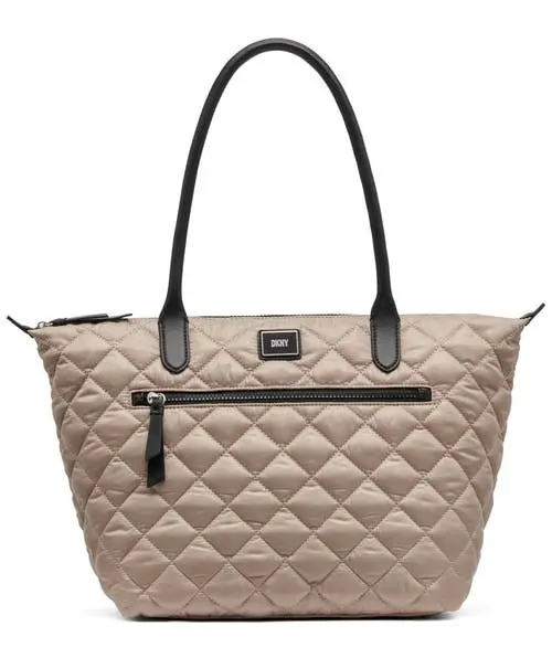 Dkny Lyla Large Shopper Tote - Light Khaki