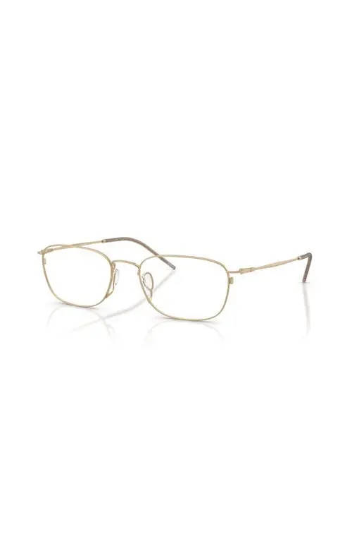 Giorgio Armani 55mm Rectangle Optical Glasses - Black