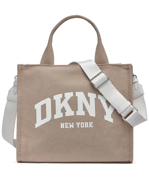 Dkny Hadlee Medium Tote Bag - Light Khaki/marshmallow