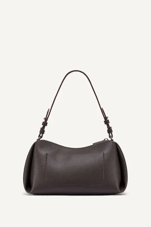 Dkny Remy Top-zip Shoulder Bag - Coffee Bean