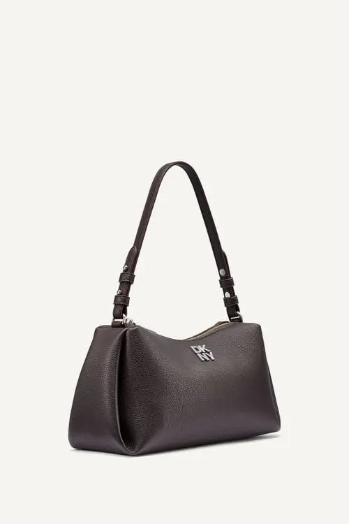 Dkny Remy Top-zip Shoulder Bag - Coffee Bean