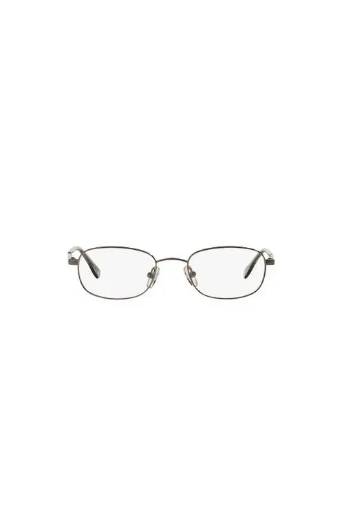 Brooks Brothers Oval Full Rim Metal Eyeglasses