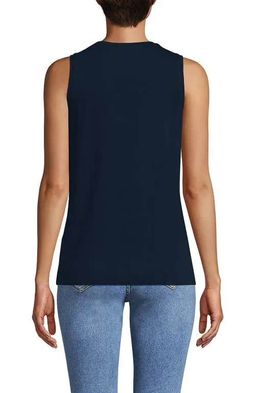 LANDS' END Supima Cotton Tank Top