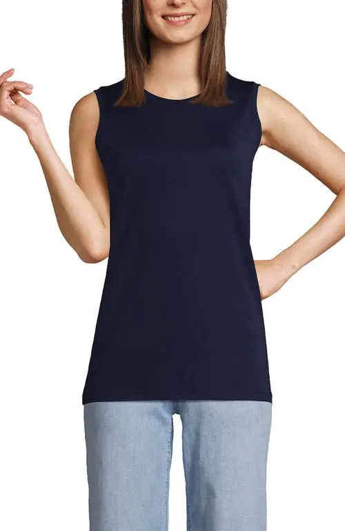 LANDS' END Supima Cotton Tank Top