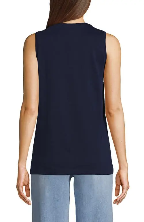 LANDS' END Supima Cotton Tank Top