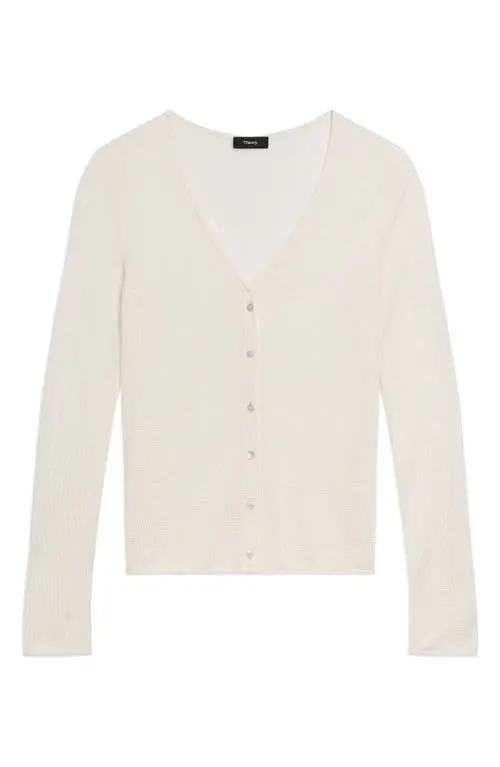 Theory Sheer Lust Jersey Cardigan