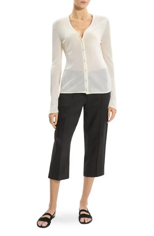 Theory Sheer Lust Jersey Cardigan