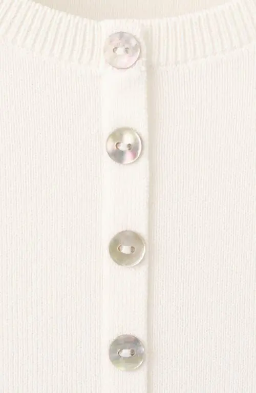 Mango Open Stitch Short Sleeve Cardigan