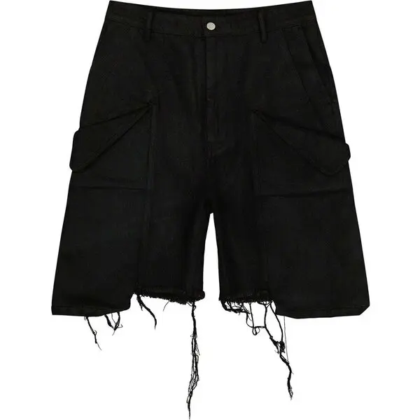 SAINT PERRY Ox Cargo Denim Short - Black