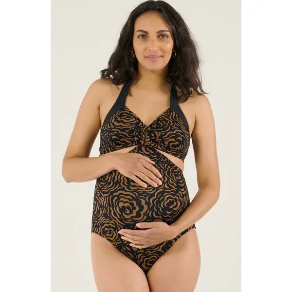 CACHE COEUR Maternity Swimsuit Borneo - Brown
