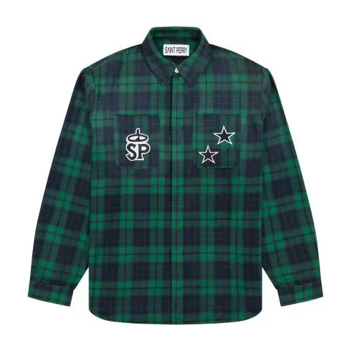 SAINT PERRY Odell Flannel Shirt - Plaid