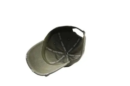 SAINT PERRY Distressed Baseball Cap
