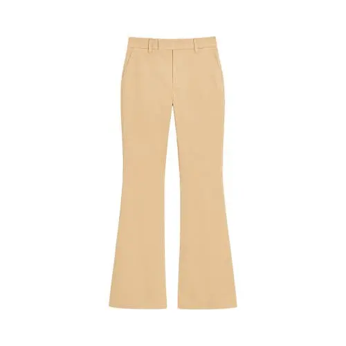 SAINT PERRY Flare Chinos Pants - Beige