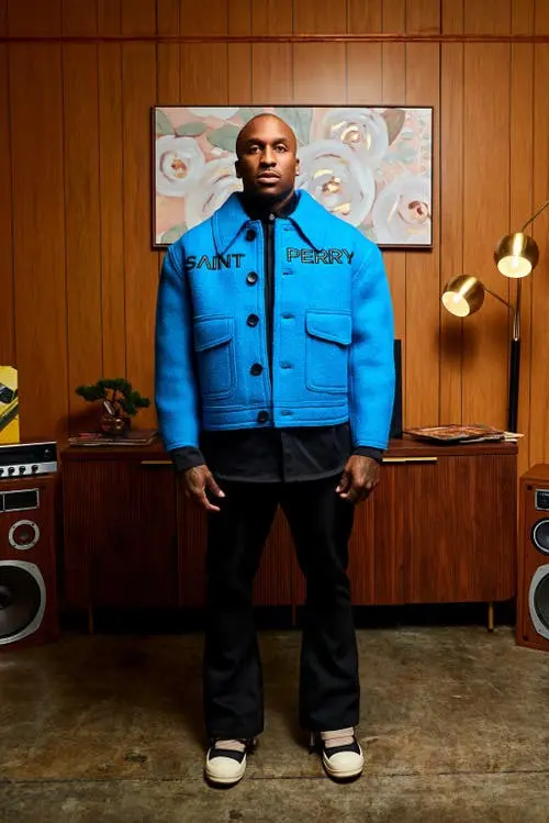 SAINT PERRY The Love Boxy Jacket - Blue