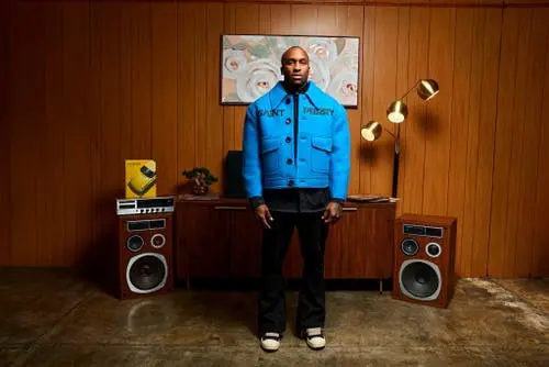 SAINT PERRY The Love Boxy Jacket - Blue