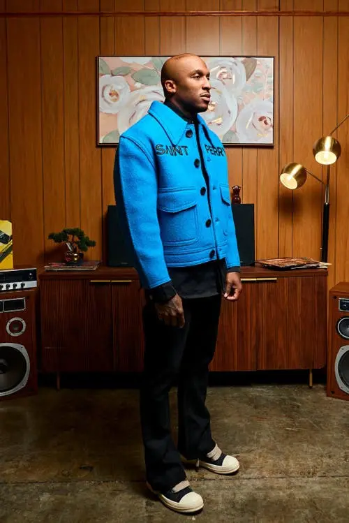 SAINT PERRY The Love Boxy Jacket - Blue