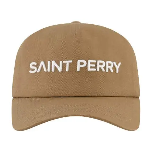 SAINT PERRY Tan Baseball Hat - Coffee