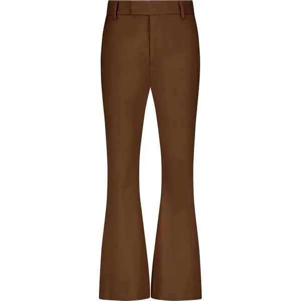 SAINT PERRY Flare Pants - Brown