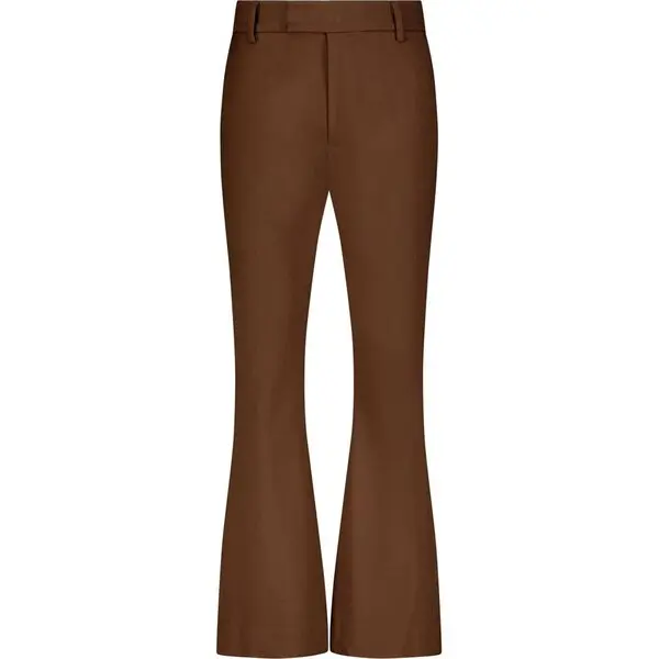 SAINT PERRY Flare Trousers - Brown