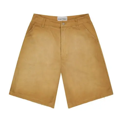 SAINT PERRY Worn Bull Denim Short
