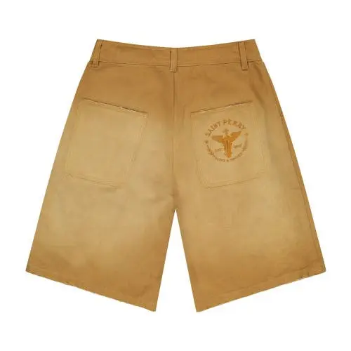 SAINT PERRY Worn Bull Denim Short