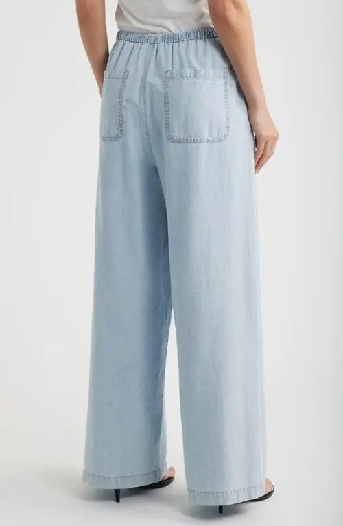 FRAME The Offshore Wide Leg Drawstring Pants