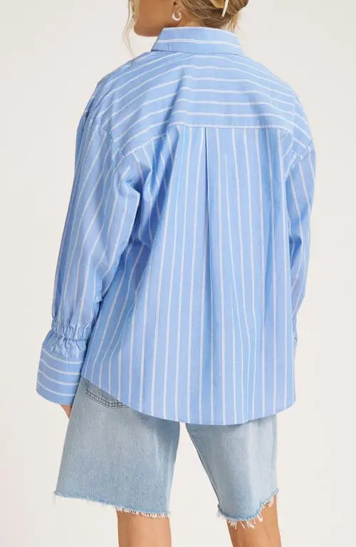 Matty M. Genevieve Striped Button-up Shirt