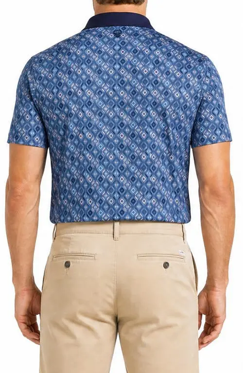 Ben Sherman Jacquard Effect Tech Jersey Golf Polo