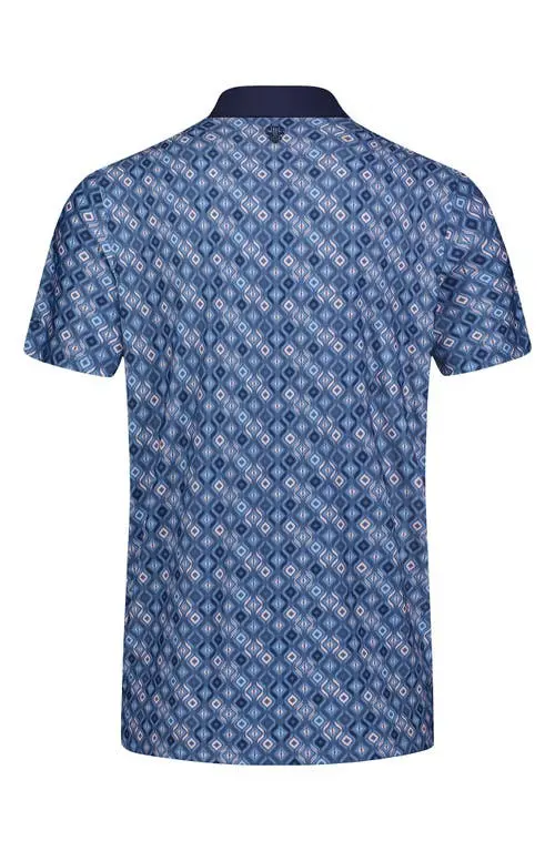 Ben Sherman Jacquard Effect Tech Jersey Golf Polo