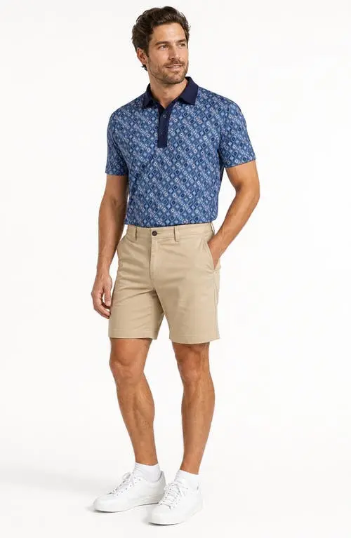 Ben Sherman Jacquard Effect Tech Jersey Golf Polo