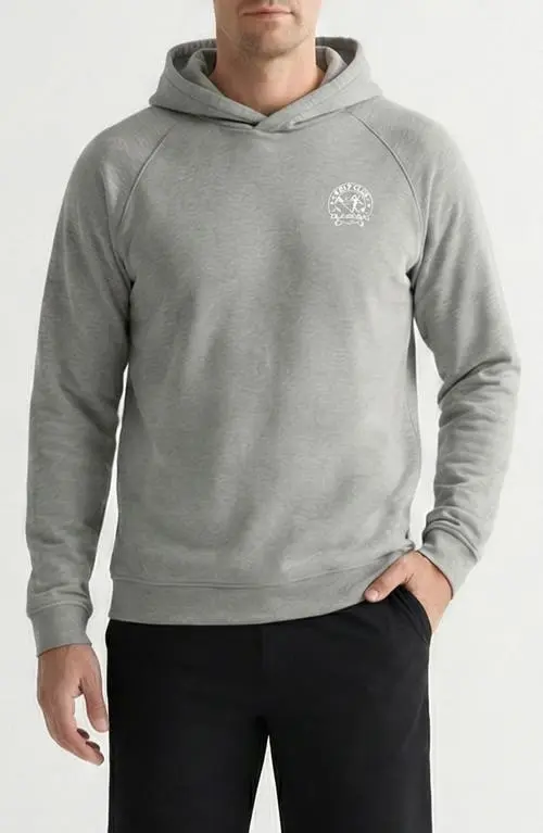 Ben Sherman Neoprene Golf Hoodie - Light Grey