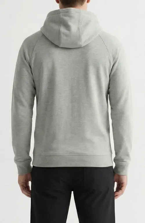 Ben Sherman Neoprene Golf Hoodie - Light Grey