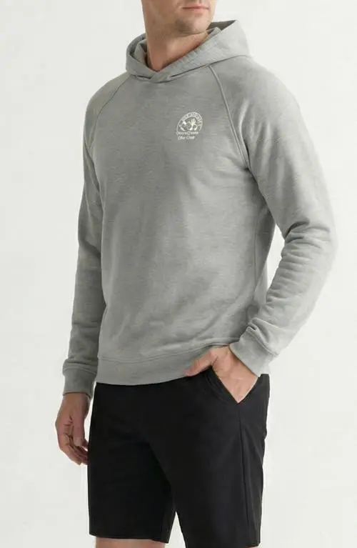 Ben Sherman Neoprene Golf Hoodie - Light Grey