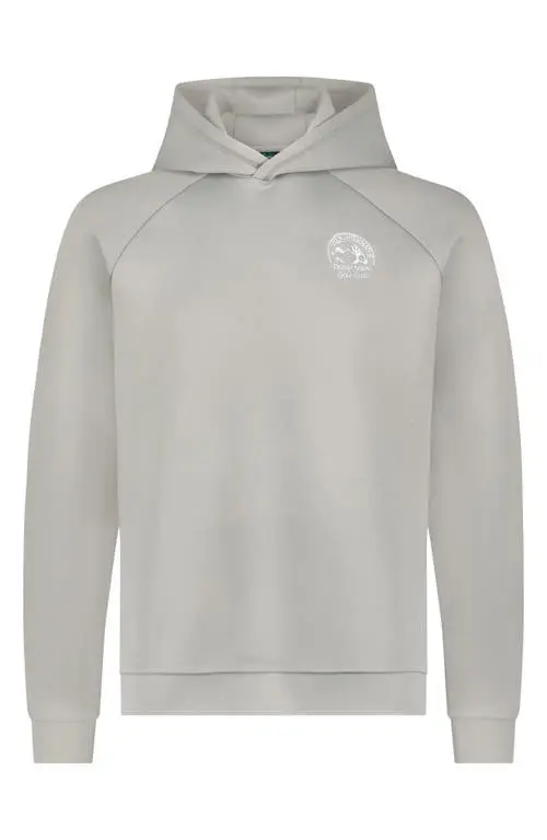 Ben Sherman Neoprene Golf Hoodie - Light Grey