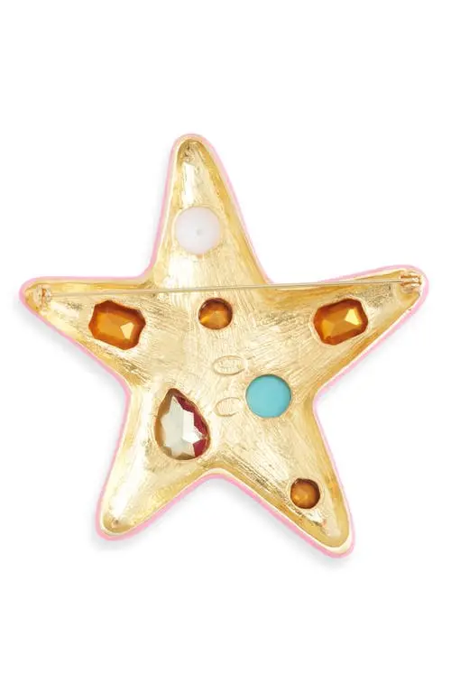 KENNETH JAY LANE Enamel Star Pin