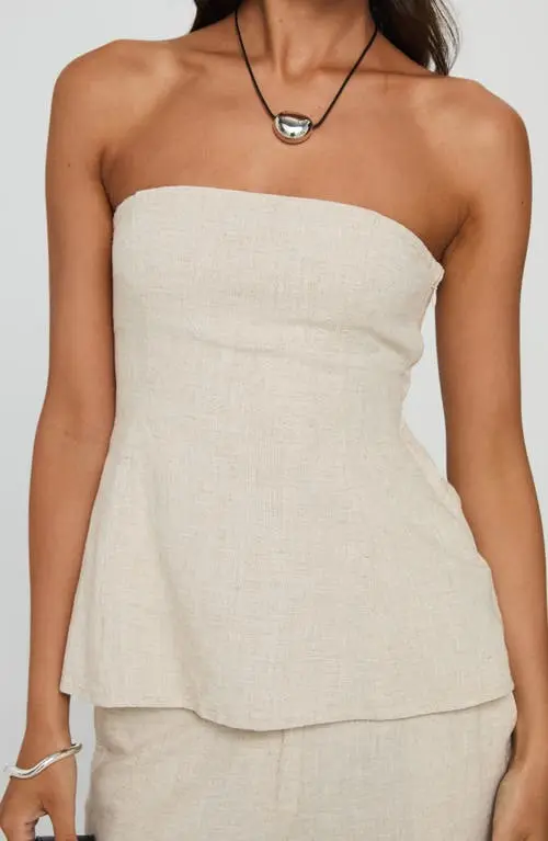 Princess Polly Esidora Strapless Peplum Top