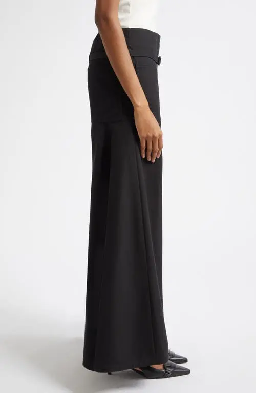 COURREGES Cotton Canvas Palazzo Pants