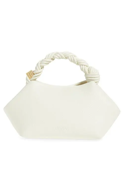 GANNI Small Top Handle Bag - Egret
