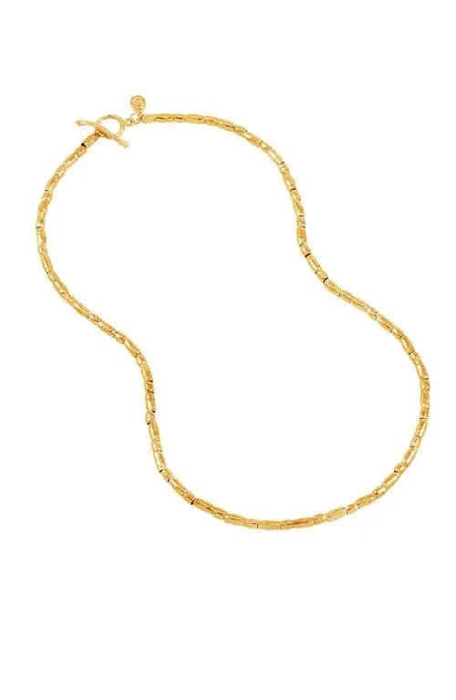 DOWER & HALL Rice Nomad Necklace - Yellow Gold Vermeil