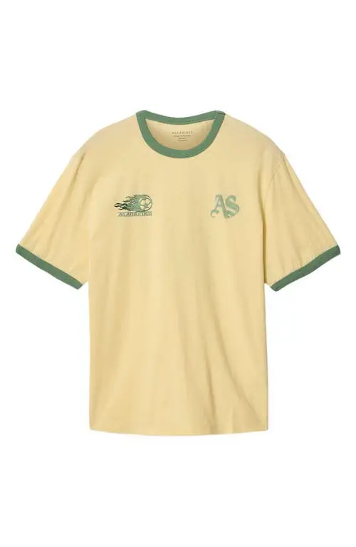 ALLSAINTS Brasilia Cotton T-shirt - Capsicum Yellow