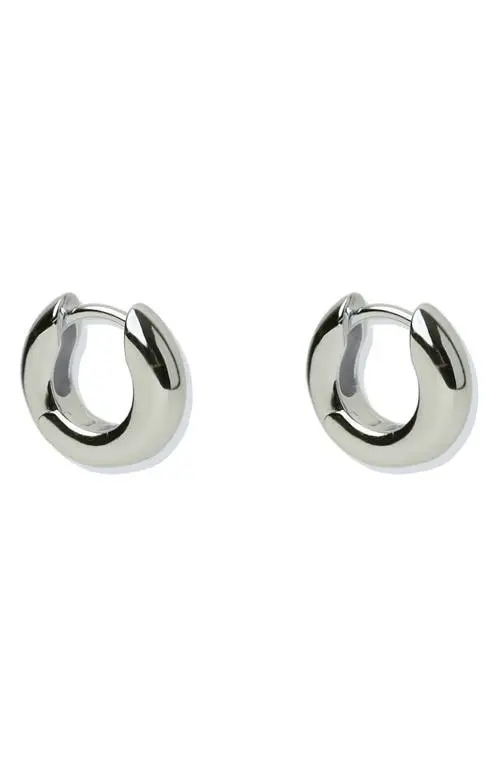Argento Vivo Chubby Hoop Earrings - Silver