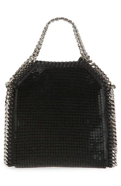 Stella McCartney Tiny Falabella Beaded Evening Bag - Black
