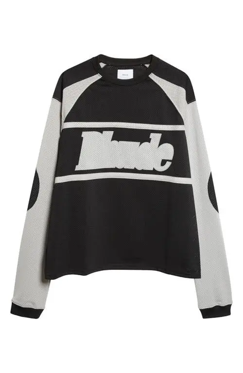 Rhude Moto Mesh Shirt - Black/grey